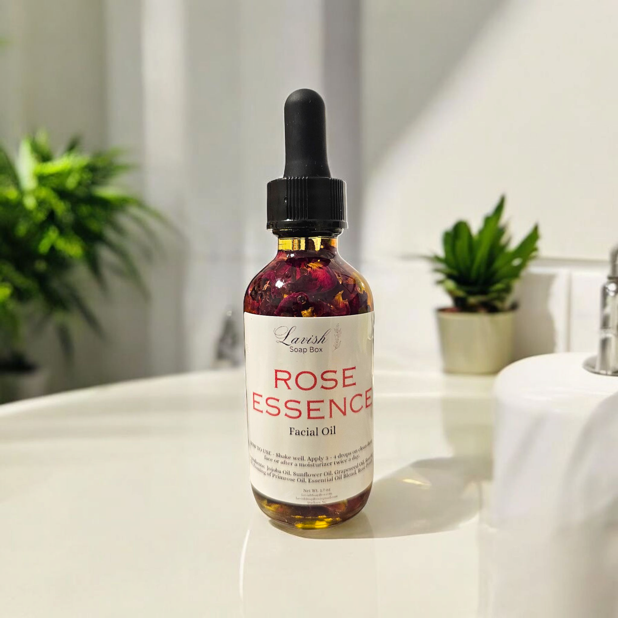 Rose Essence Facial Oil – Lavish Soap Box