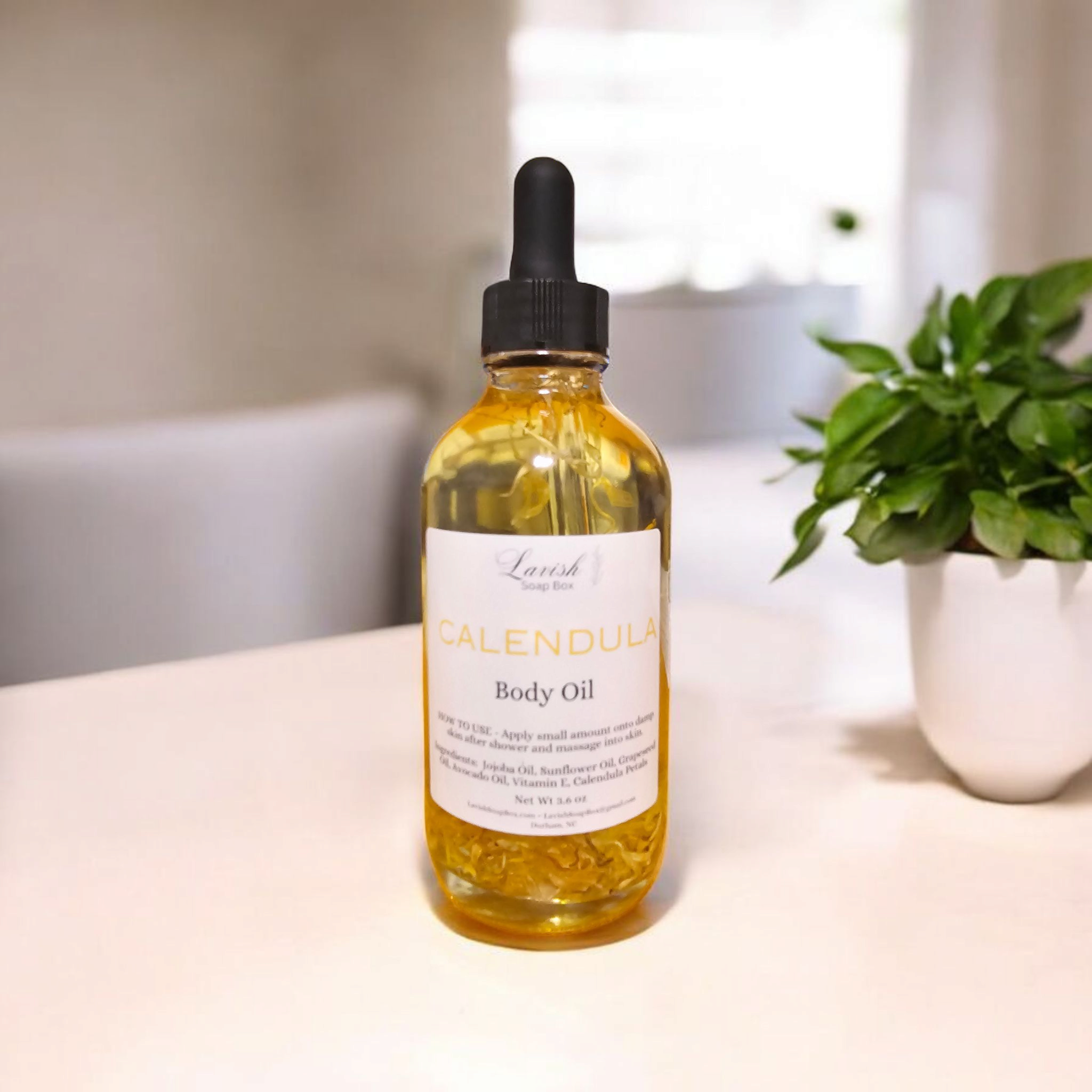 Calendula Body Oil – Lavish Soap Box